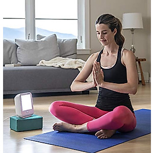 Verilux HappyLight VT10 Compact Personal, Portable Bright White Light 10,000 Lux Therapy Lamp with 20 sq. in. Lens Size