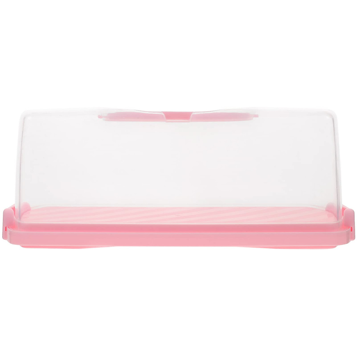 CALLARON Food Containers Cupcake Boxes Cake Carrier Plastic Cake Keeper Cake Containers with Dome Lids Cake Saver with Locking Lid for Cupcake Bread Food Containers Cupcake Boxes