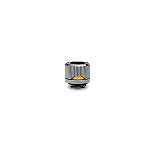EKWB EK-Quantum Torque HDC-12 Compression Fitting for EKWB Rigid Tubing, 12mm OD, Black Nickel, 4-pack
