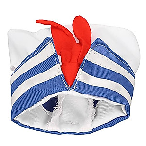 Parrots Clothes Cute School Uniform Bird Clothes Pet Small Animals Clothes Birds Suit for Christmas Party Birthday Cosplay Photo Prop (M)