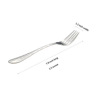 6 Piece Food-grade Stainless Steel Fish Forks and Fish Knives Set, Fish Serving Fork and Fish Serving Knife, Including 3 Fish Forks, and 3 Fish Knives; Silverware Set, Metal Forks for Home Kitchen