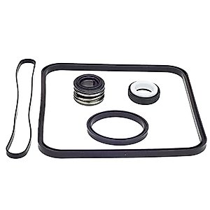 Super Pump Seal Gaskets for Hayward SP1600 SPX1600TRA SP1600Z2 PS-201 SPX1600R SPX1600S SPX1600T Rebuild Pool Parts Kit 3 All 3 Gaskets & Shaft Seal