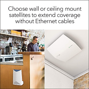 NETGEAR Orbi Pro Tri-Band WiFi Router for Business with 3Gbps speed (SRR60) | 1 router covers up to 2,500 sq. ft. | Expandable as your business grows | Insight Cloud Management (Renewed)