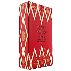 CYOIDAI XPIWHTOW Krasnaya Moskva Red Moscow Perfume Water Glass Bottled by Novaya Zarya US Imported Seller Novya Zarya - Screw Cap - 100ml - 3.38 fl oz - Best Gift for Her