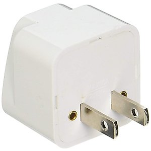 2 Pack Universal Power Travel Plug Adapter Converting from EU/UK/CN/AU to USA FR DE BE CZ SE NZ DK NL to US CA CN Wall Outlet Power Charger Converter 2 PIN 10A European to American Europe Asia