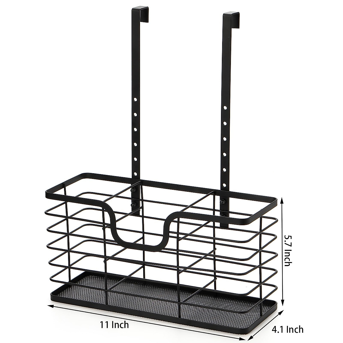 Nicunom Hair Dryer Holder 3 in 1 Hair Tool Organizer, Adjustable Blow Dryer Holder Bathroom Organizer Cabinet Door Hair Care & Hot Styling Tools Storage