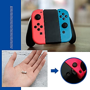 Create idea 3 Pair Left Right Slider Buckle Metal Lock Latch Bracket Controller Replacement Repair Part Tool Compatible with Switch Joy-Con