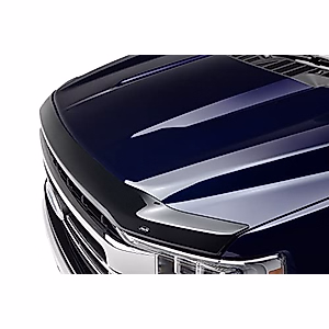 Auto Ventshade [AVS] Aeroskin Hood Protector | 2014 - 2018 GMC Sierra 1500, 2019 GMC Sierra 1500 Limited, Low Profile/Flush - Smoke | 322075