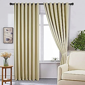 TONIAL 3/4 Curtain Rods 32 to 58 Inch(2.6-4.8ft), Telescoping Splicing Drapery Rods for Windows 20 to 53 Inch(1.7-4.4ft), Decorative Single Rod with GeometricFinial, Black