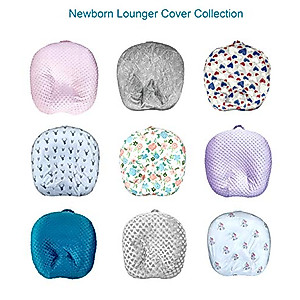 Artebona KiddyKlouds Nursing Pillow Slipcover - Breastfeeding Pillow Cover. Minky Fabric (Lavender)