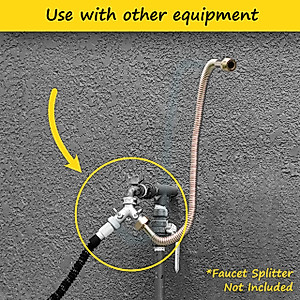 BBros Products Adjustable Flex and Hold Stainless Steel Garden Hose (2 ft), 24 Inch