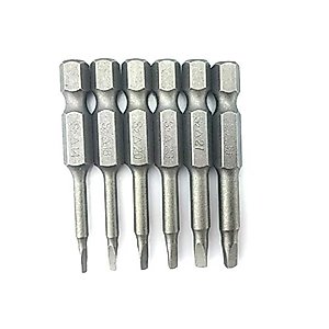 Silverhill Tools ABSTR6 6pc Triangle Head Bit Set (Power Bit Style) TA14, TA18, TA20, TA23, TA27, TA30)