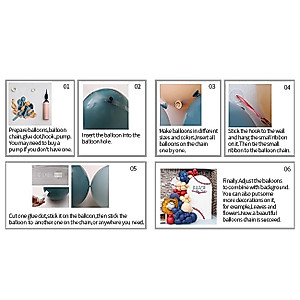 Shivnsotpa Balloon Garland Arch Kit,146 PCS Blue Orange Latex Balloons Combination with Cow Printed Balloons for Farmhouse Country Western Cowboy Birthday Wedding Christmas Day Engement Summer Party