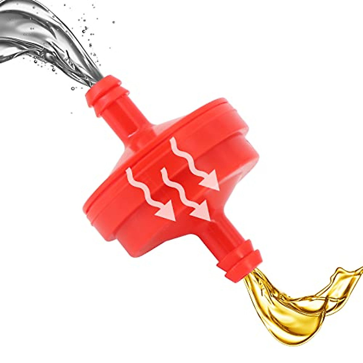 KIPA 1/4" Inline Gas Fuel Filter Replacement for Toro 42-5240 56-6360 Briggs Stratton 298090 298090S John Deere AM107314 LG298090 LG298090S PT4265 Lawn Mower Pack-20 150 Micron Element