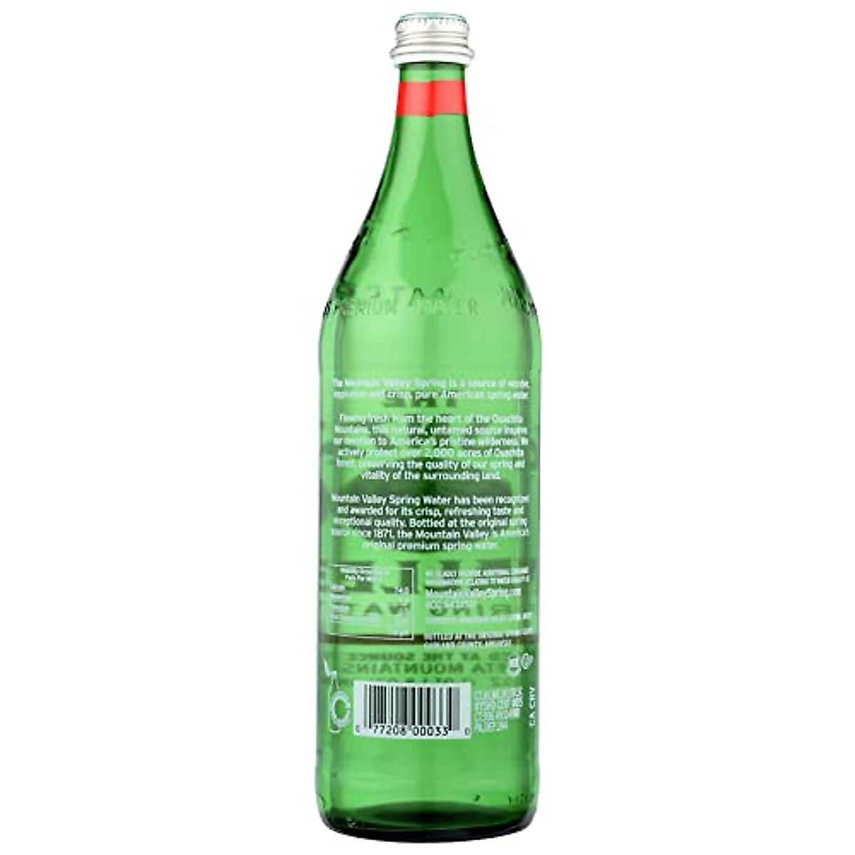 Mountain Valley Water, Water Spring, 33.8 Fl Oz, 12 Pack