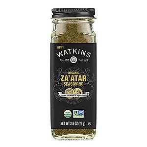 Watkins Organic Za'atar Seasoning, Spice Mix, 2.6 oz., 1 Count