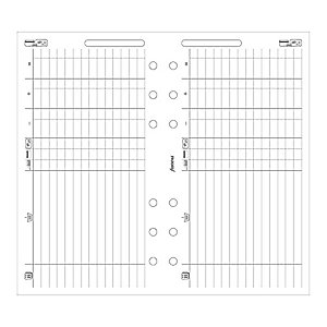 FILOFAX Finance Leaves for Personal & Personal Compact Organizers, 20 Sheets (B130618)