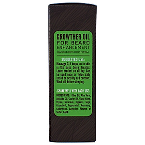 Beard Farmer - Growther XT Beard Oil (Extra Fast Beard Growth) All Natural Beard Growth Oil