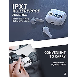 Wireless Earbuds Bluetooth 5.2 Ear Buds True Wireless Headphones,in-Ear Bluetooth Earphones,HiFi Stereo Touch Control, ENC Noise Cancelling Ear Buds with Microphone, audifonos Bluetooth inalambricos