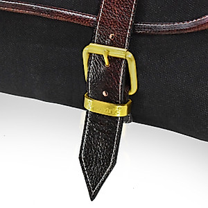 9 Pocket Canvas Knife Roll Bag