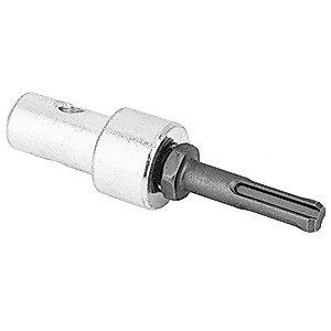 Earth Auger Adapter,Electric Drill to Ground Drill Conversion Head for Electric Drill to Earth Auger Connector Tool Round Shank 2 Pit 2 Slot