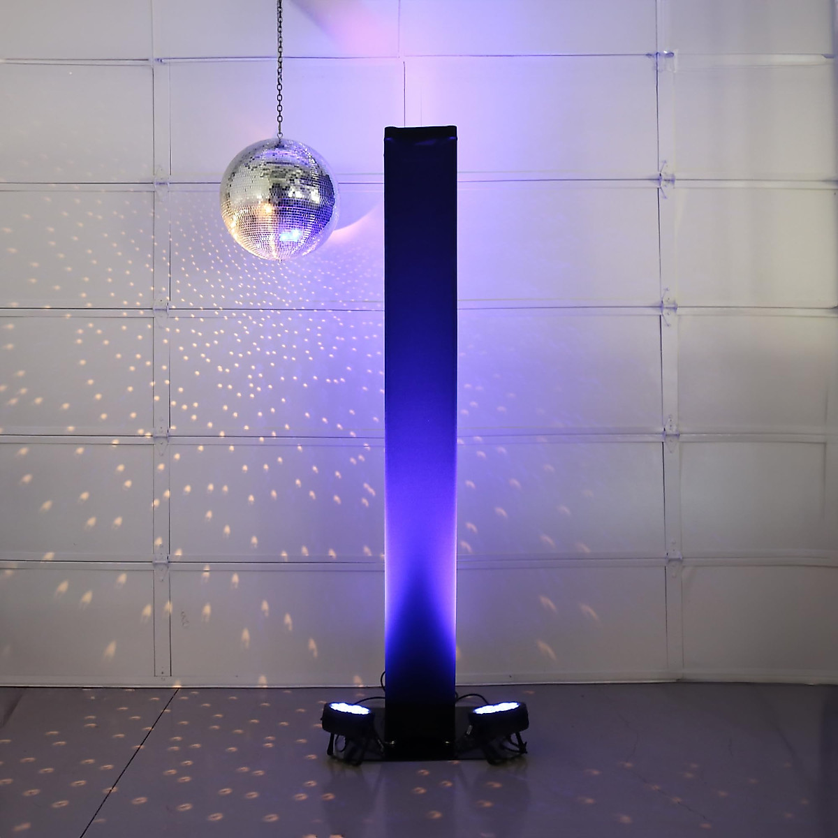 Scrim FX 2.5m x 290mm Black Truss Cover - also Fits 8ft x 12in Box Truss - Spandex Truss Sock - Easy Installation Pull Over Truss Scrim