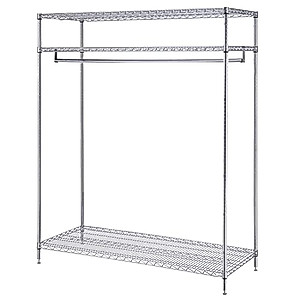 3-Shelf Garment Floor Rack, 24"D x 60"W x 74"H