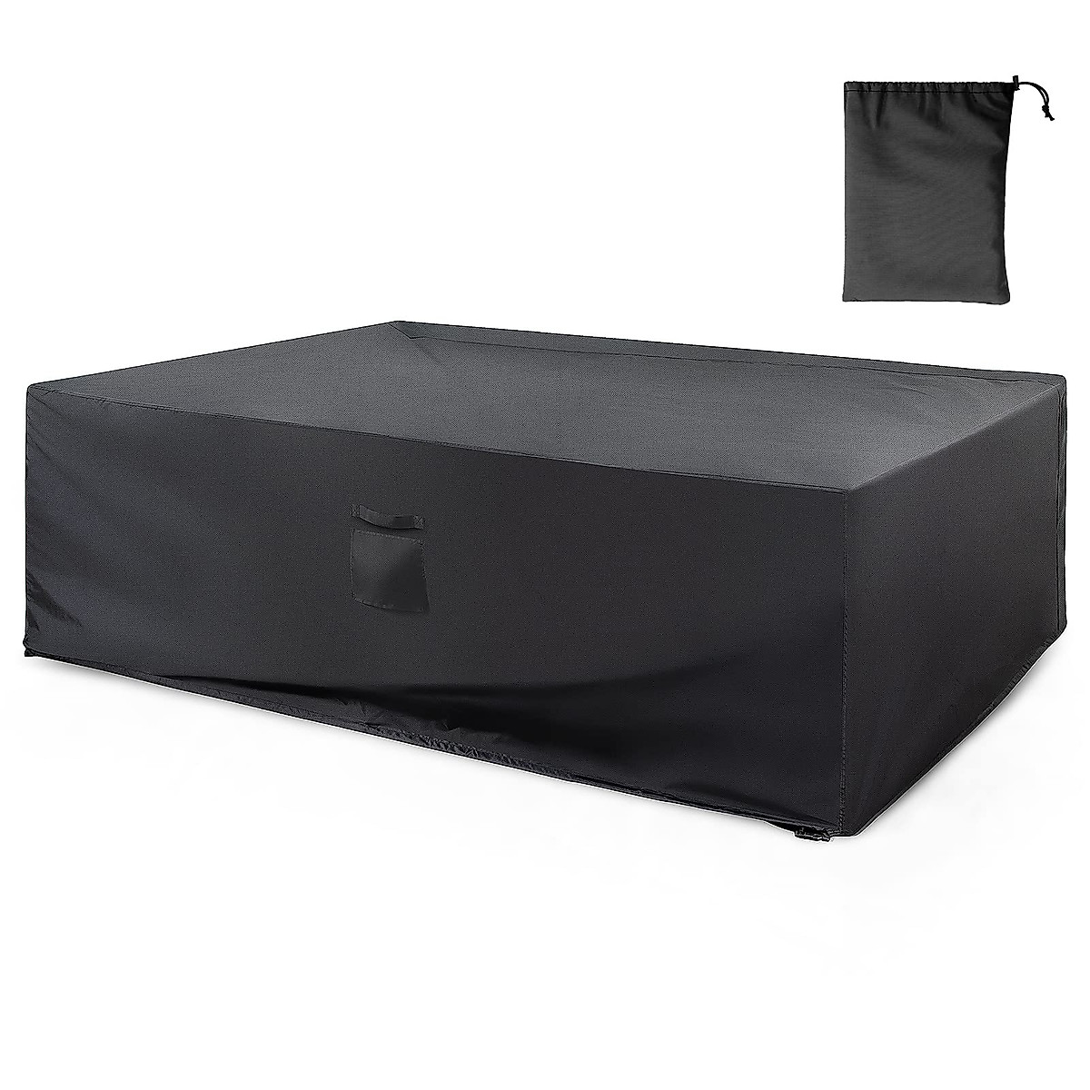 LAUSAINT HOME Patio Furniture Covers, Outdoor Furniture Set Cover Waterproof, Rectangular Outside Table and Chairs Cover, UV Resistant Anti-Fading with Storage Bag Included, 108 X 82 inch