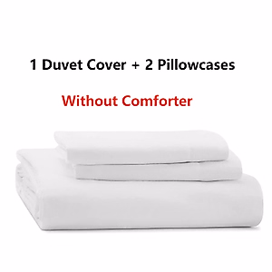 LUVIVIHOME 3PCS Horse Duvet Cover Full Bedding Set, White Duvet Cover, Sheep Chicken Cow Print Bedding, Rustic Farmhouse Bedding, Country Farm Animal Comforter Bedspread Quilt Cover, 2 Pillow Shams