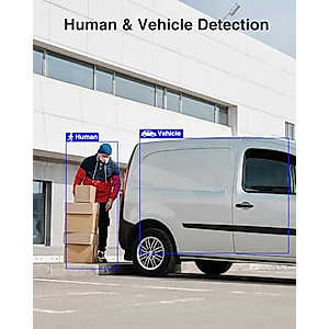 Evtevision 5MP Lite 16 Channel Security Video Recorder with Human/Vehicle Detection,16CH Hybrid 5-in-1 DVR Supports AHD/TVI/CVI/CVBS/IP Cameras for Home Business Surveillance,NO HDD
