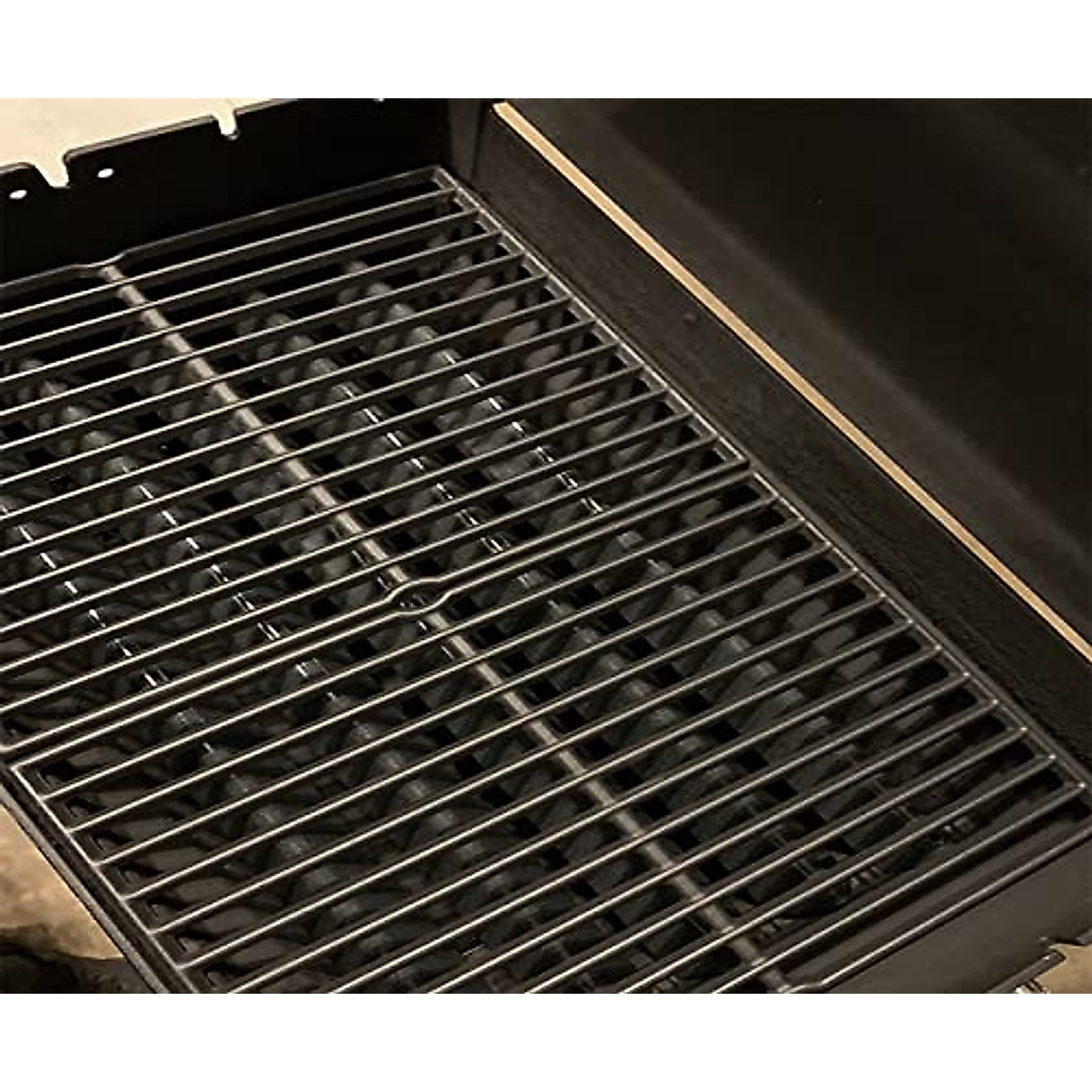 Uniflasy 15 Inch Cast Iron Grill Cooking Grid Grate for Weber Old Spirit 200 Series, Spirit E/S 200 & 210 with Side Control Panel, Spirit 500, Genesis Silver A, for Weber 7522 7523 7521 65904 65905