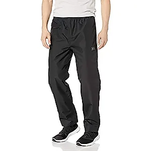 Helly-Hansen Men's Dubliner Waterproof Windproof Rain Pant, Black, X-Large