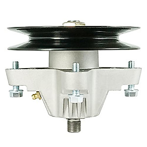 q&p Outdoor Power 918-0574C 42" Deck Spindle Assembly Bracket Replaces MTD 918-0574C 918-0565C Newer 600 Series Mounting Holes are Threaded & with 4 mounting Bolt