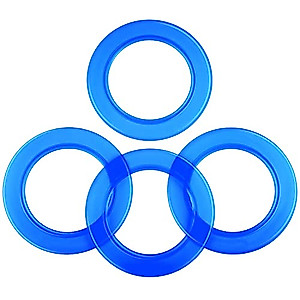 Jovitec 4 Packs 7301111-0070A Flush Valve Seal Kit for American Standard Toilets, Replacement Parts for Champion 4 Tank and Eljer Titan 4 Model Toilets, Replace for 012611410444