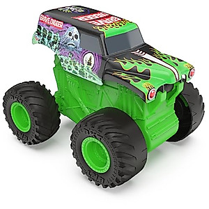 Monster Jam, 2-Pack Official Grave Digger and El Toro Loco Clip & Flip Monster Trucks, 1:43 Scale Kids Toys for Boys