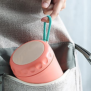 Syuanmuer 2PCS Insulated Food Soup Jar, Leak Proof Stainless Steel Soup Thermos Lunch Box with Spoon, 430ML Portable Thermos for School Work Picnic.