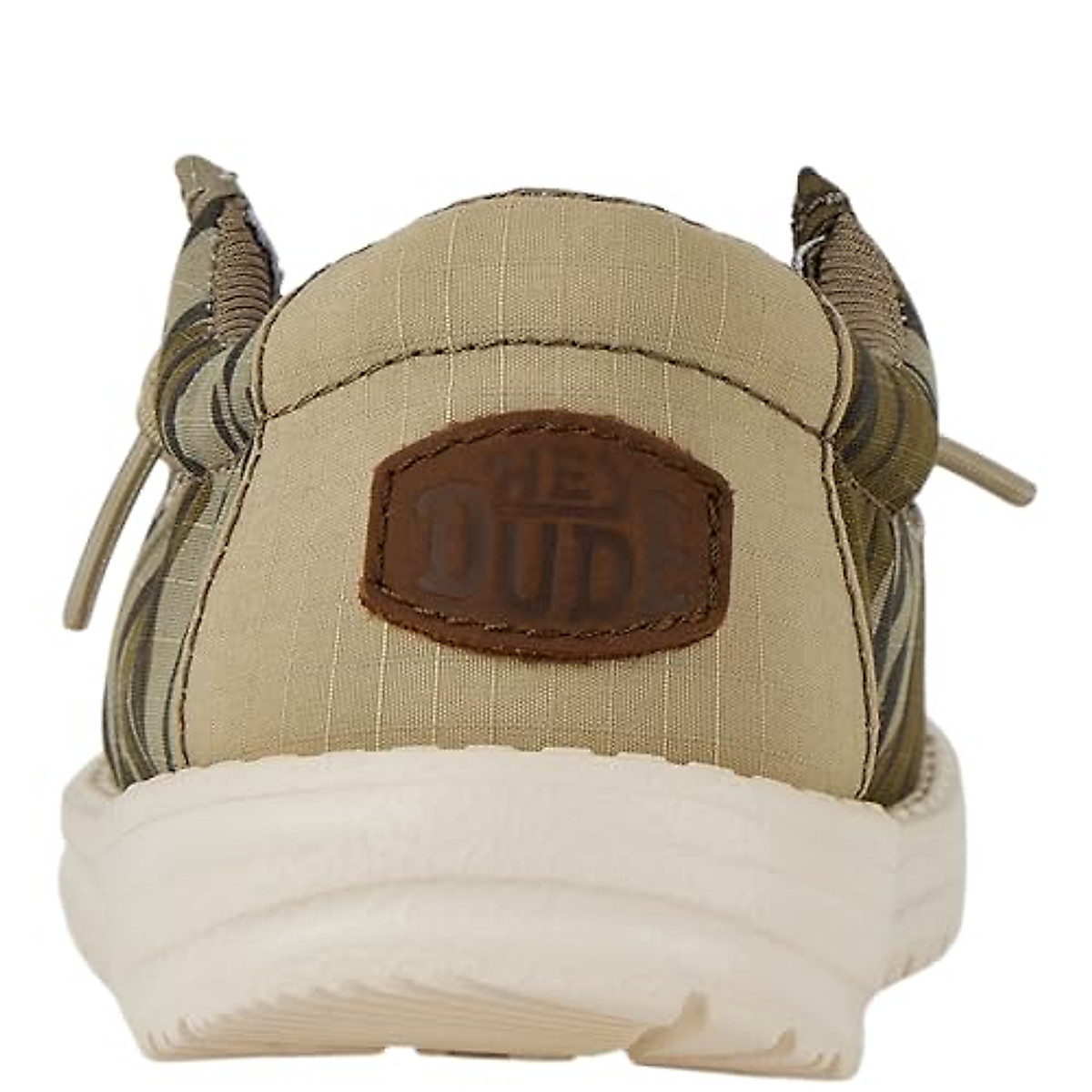 Hey Dude Boy's Wally Mossy Oak Original Botttomland T Camo Size 5 | Youth's Shoes | Youth Slip-on Loafers | Comfortable & Light-Weight