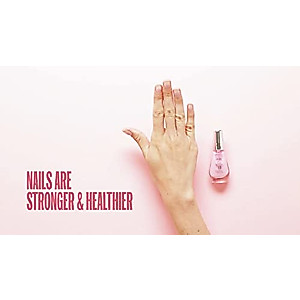 Sally Hansen Treatment Nail Rehab 41054, Nail Strengthener, Nail Hardener 0.33 Oz, Nail Growth Serum, Nail Strengthening Polish, Protection for Damaged Nails, Visibly Healthy Nails, Protect Nails