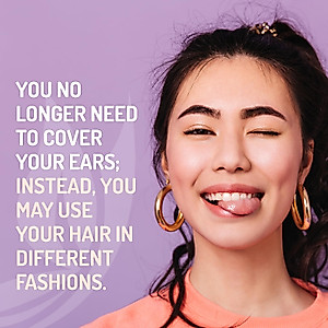 EARLAP Ear Corrector, Contain 20 Ear Tape, Solve Big Ear Problem with Ear Stickers by Pinning Back Ears, Cosmetic Aesthetic Correctors for Prominent Ears, Waterproof Ear Correctors Sticks for Adults