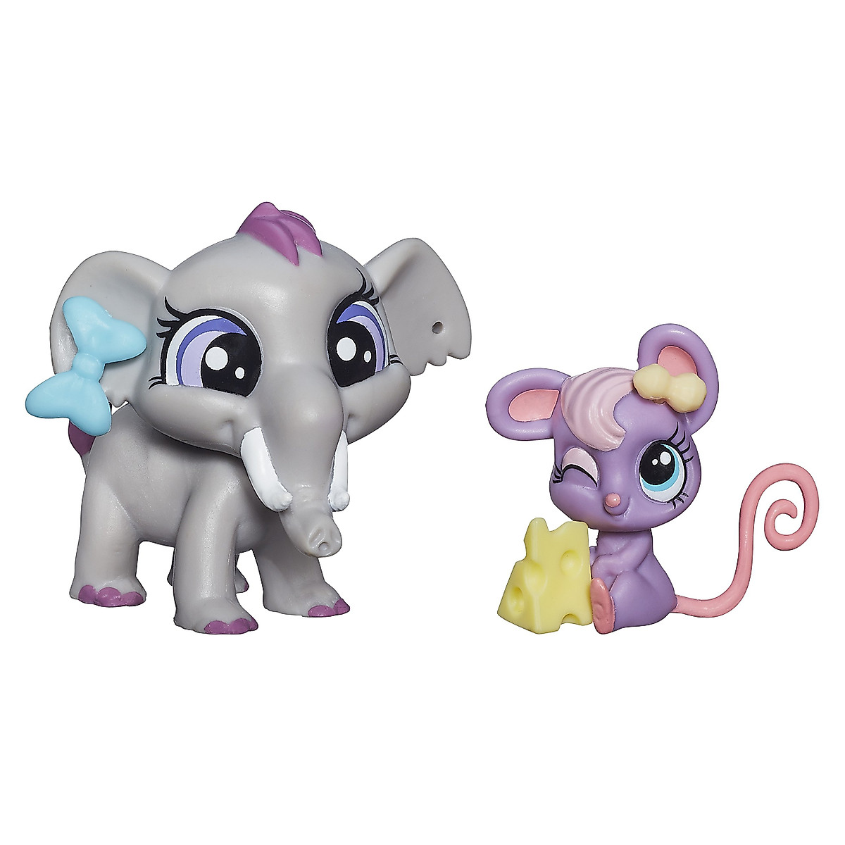 Littlest Pet Shop, Pet Pawsabilities, Fletcher von Trunk Teensie Fromage [Elephant & Mouse]