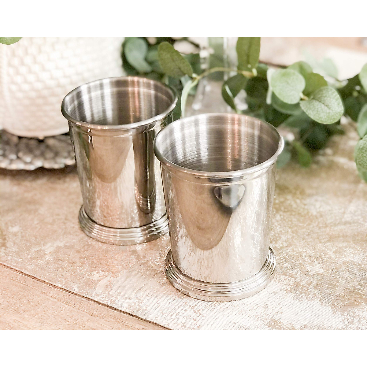 Arthur Court Designs Stainless Steel Mint Julip Cup Engravable 4 inch Tall