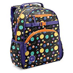 Simple Modern Toddler Backpack for School Boys | Kindergarten Elementary Kids Backpack | Fletcher Collection | Kids - Medium (15" tall) | Solar System