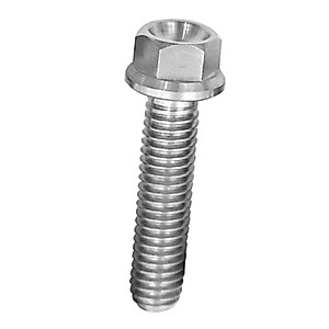 menolana M6x10-65mm Hex Head Flange Screws Flange Head 1.0 Mm Thread Pitch - M6 x 25
