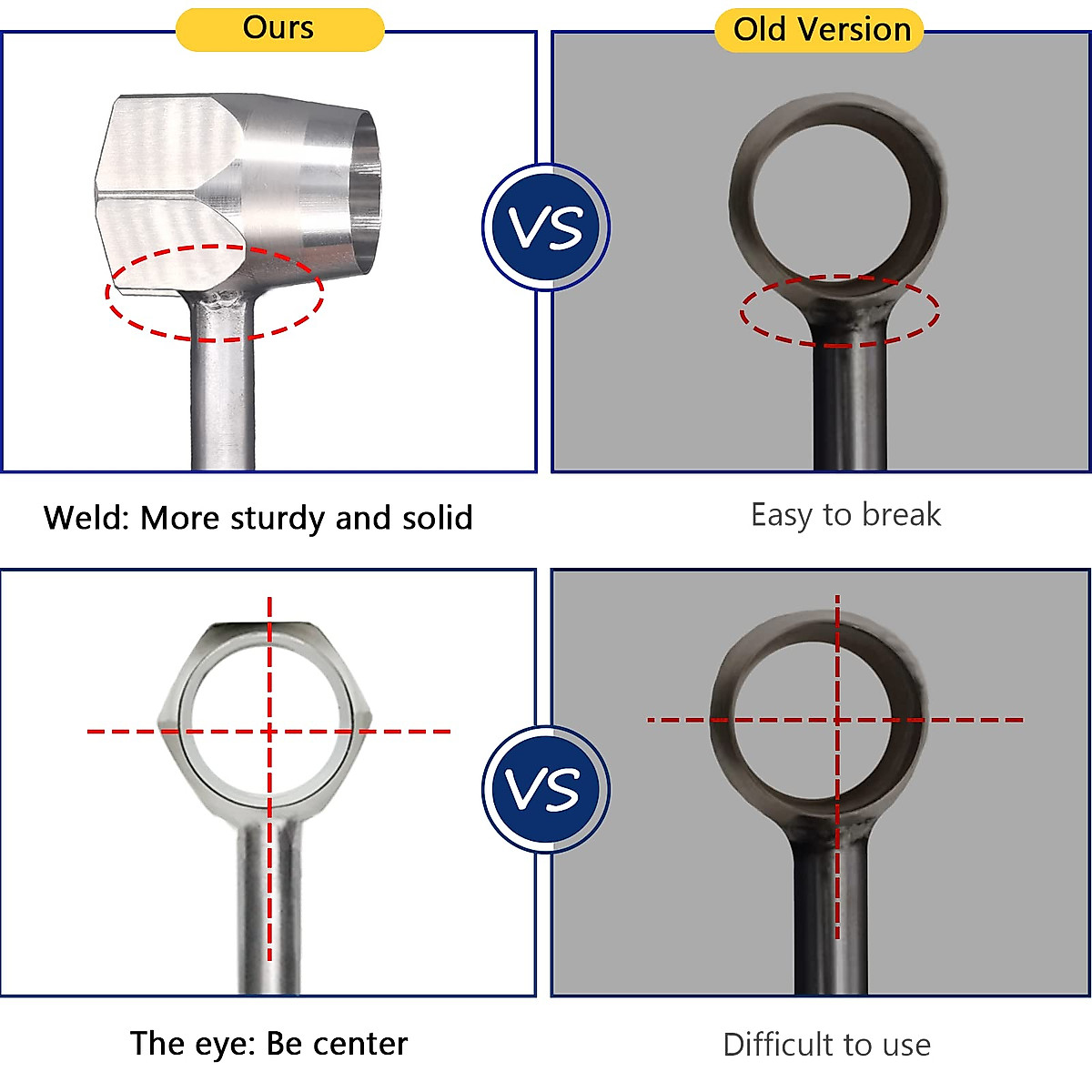 1 X 10-inch Hand Auger Wood Drill, Hexagon Embedded Welding Bushcraft Hand Auger Wrench Scotch Eye Auger Manual Bushcraft Auger Set w/Leather Case Survival Tools -by MinliGUY