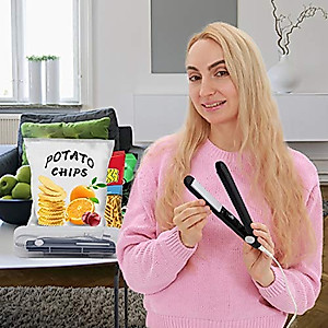 Bag Sealer,Chip Bag Sealer,Heat Sealer,Bag Sealer Heat Seal,TCDO Handheld Bag Sealer for food Storage,Portable Sealer Machine for Plastic Bags,Snack Bags,Vacuum Food Bag (Dark Black)