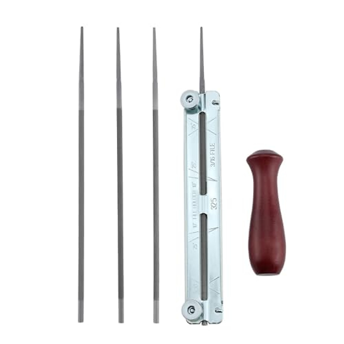 Hipa 3/16 4.8mm Round Professional Chainsaw Chain File, Round Saw Chain File kit, Replacement for Oregon 25896