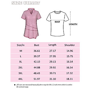 Vldnery Plus Size Women for Yoga Shirt Moisture Wicking Athletic Running Shirts Polo Tshirt （XL）