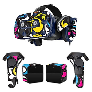 MightySkins Skin Compatible with HTC Vive Pro VR Headset - Swirly | Protective, Durable, and Unique Vinyl Decal wrap Cover | Easy to Apply, Remove, and Change Styles | Made in The USA