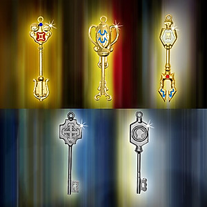 econoLED 25PCS Key Chain Celestial Spirit Gate Pendant Set Keychain for Children Kids Christmas Thanksgiving Day Birthday Gifts