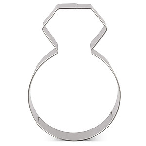 LILIAO Diamond Ring Cookie Cutter for Wedding/Engagement - 2.8 x 4 inches - Stainless Steel